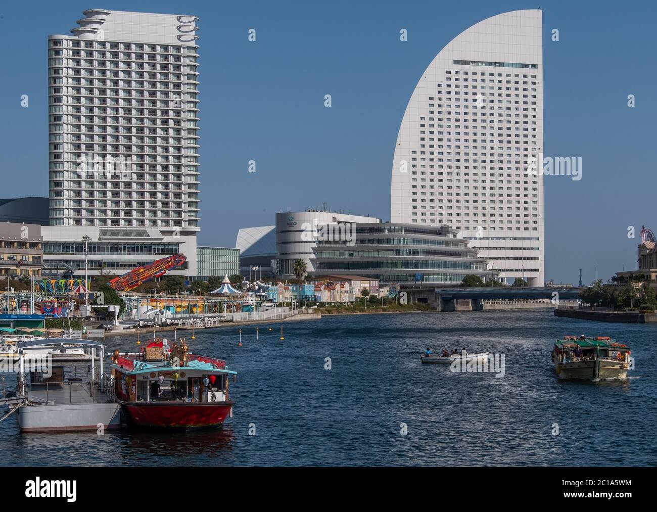 Yokohama waterfront buidings, Japan Stock Photo - Alamy