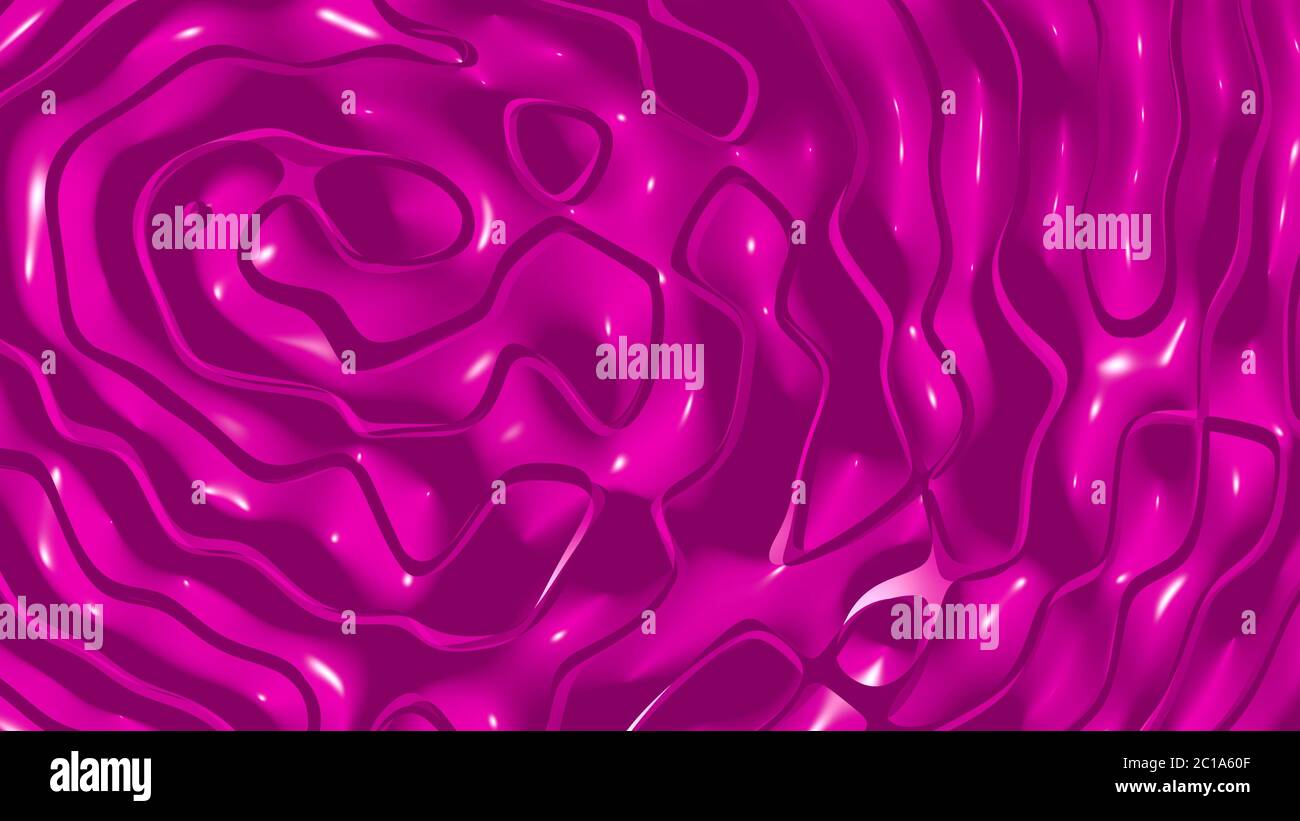 Plain 3D abstract background of monochromic FLICKR PINK color with ...