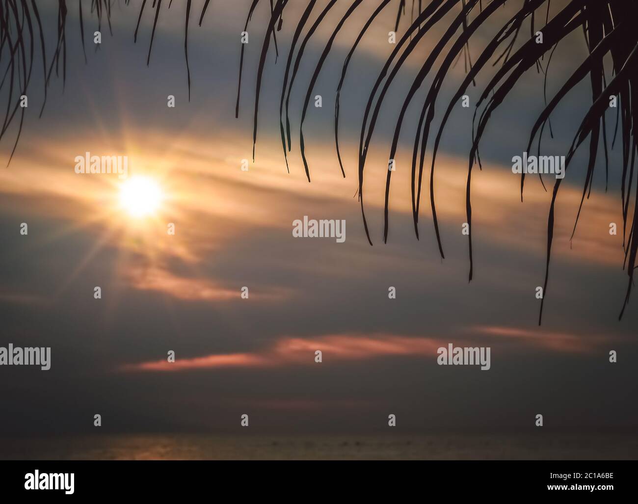 Bali beach sunset Stock Photo - Alamy