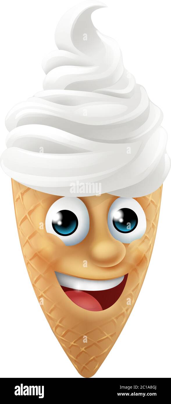 Flake ice cream isolated Stock Vector Images - Alamy