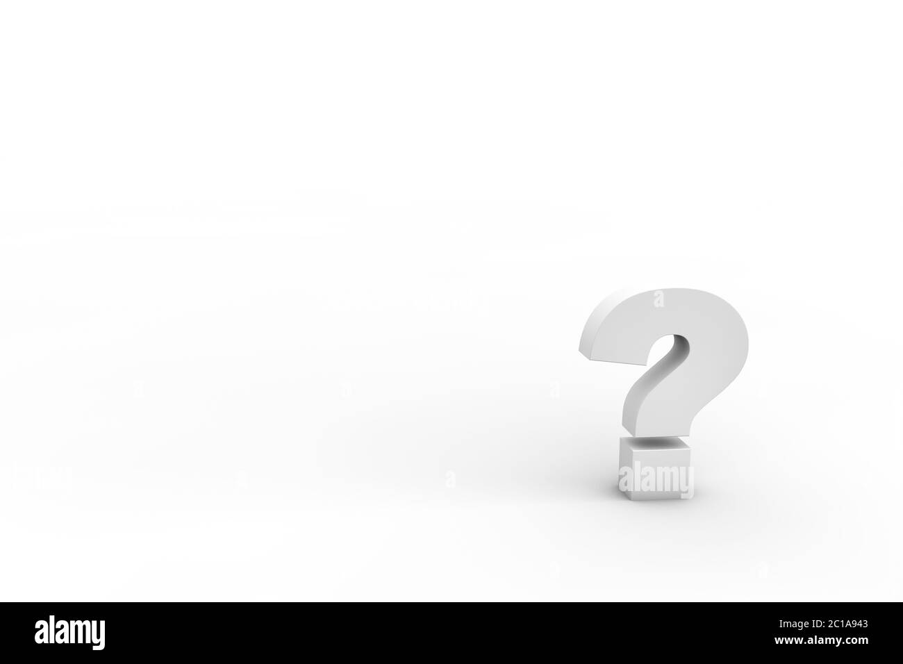 3d question mark hi-res stock photography and images - Alamy
