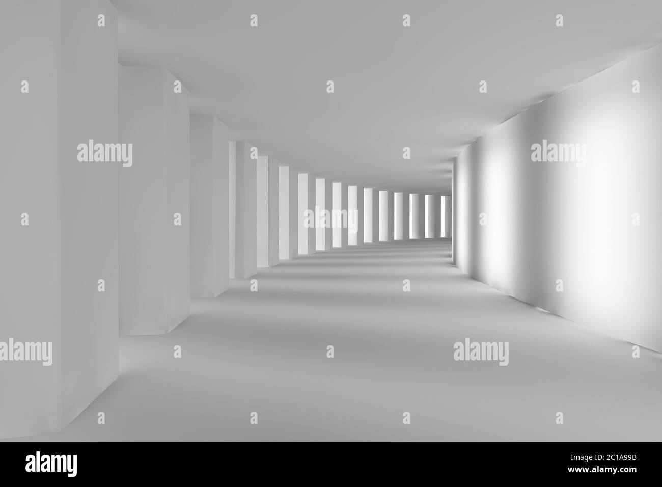 3d abstract corridor Stock Photo - Alamy