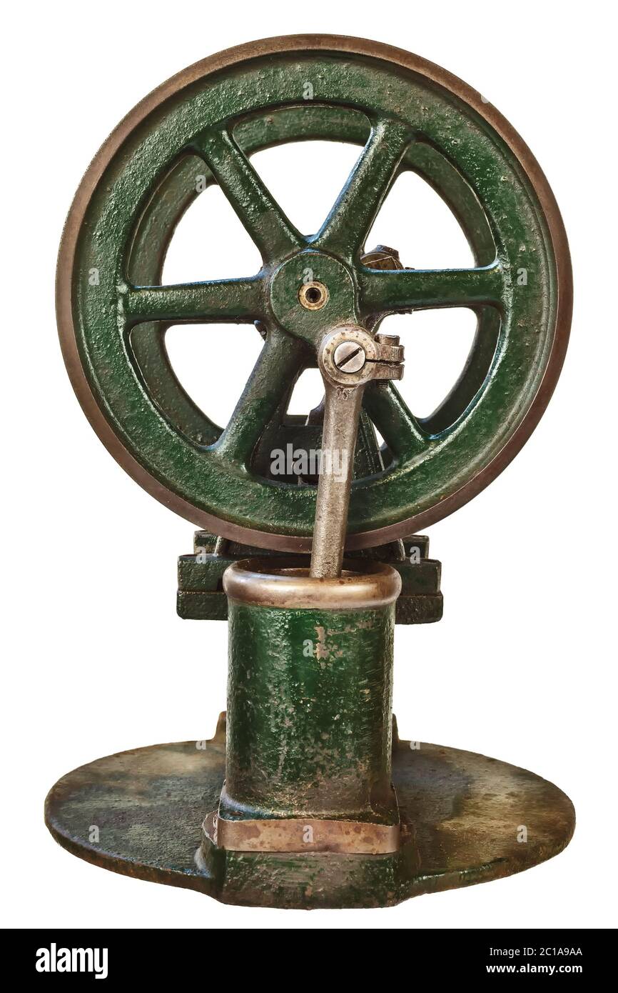 Old engine shaft Cut Out Stock Images & Pictures - Alamy