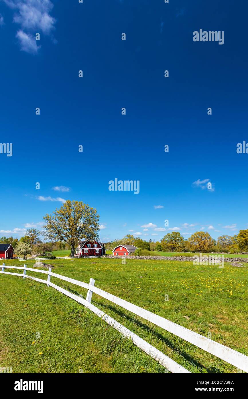 Traditional swedish farm house hi-res stock photography and images - Alamy