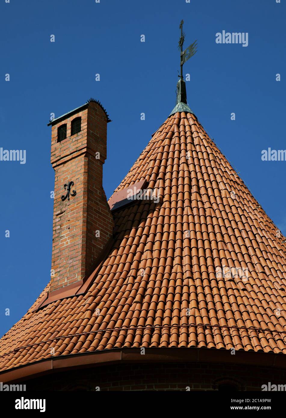 Medieval castle conical roof hi-res stock photography and images - Alamy