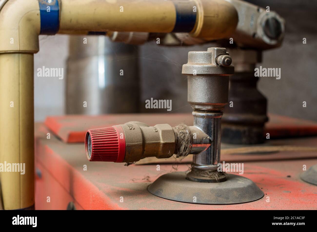 Photo of old furnace top Stock Photo - Alamy
