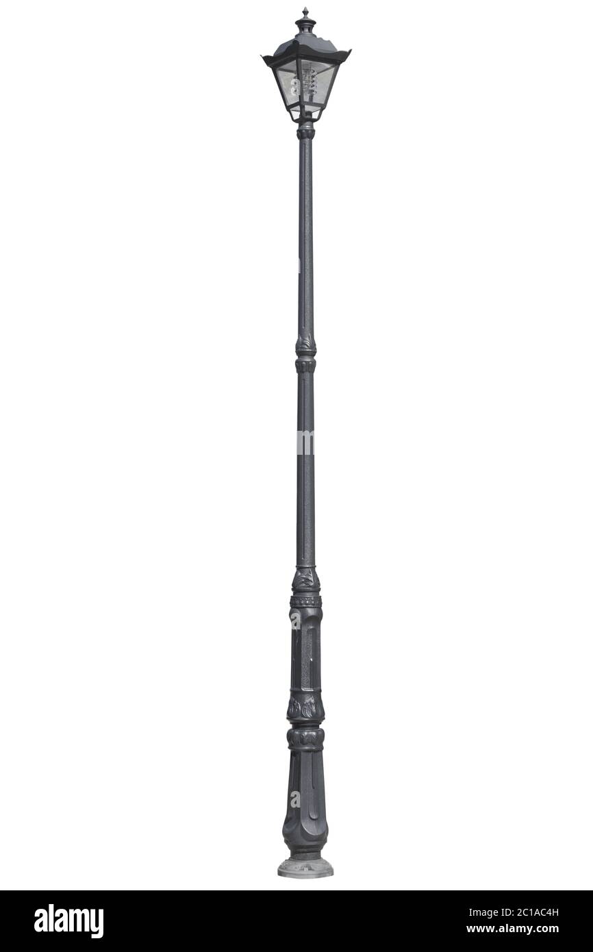 Street lamppost, isolated Stock Photo - Alamy