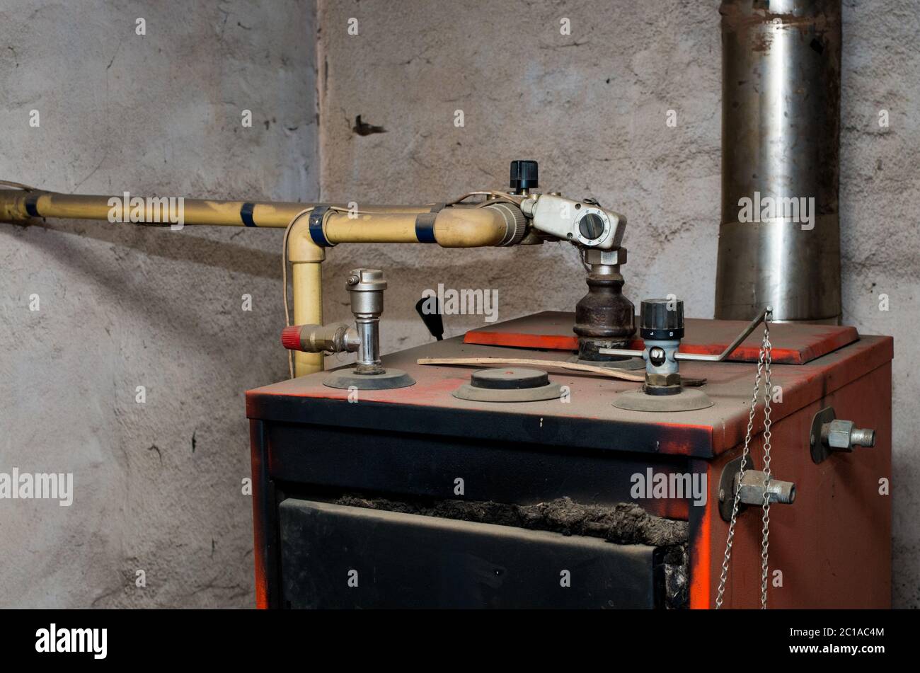 Photo of old furnace top Stock Photo - Alamy