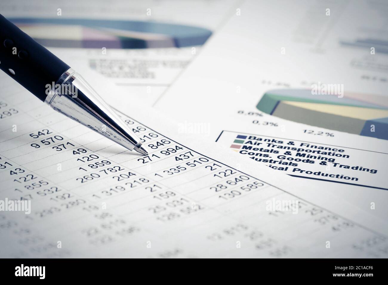 Stock market graphs and charts analysis Stock Photo - Alamy