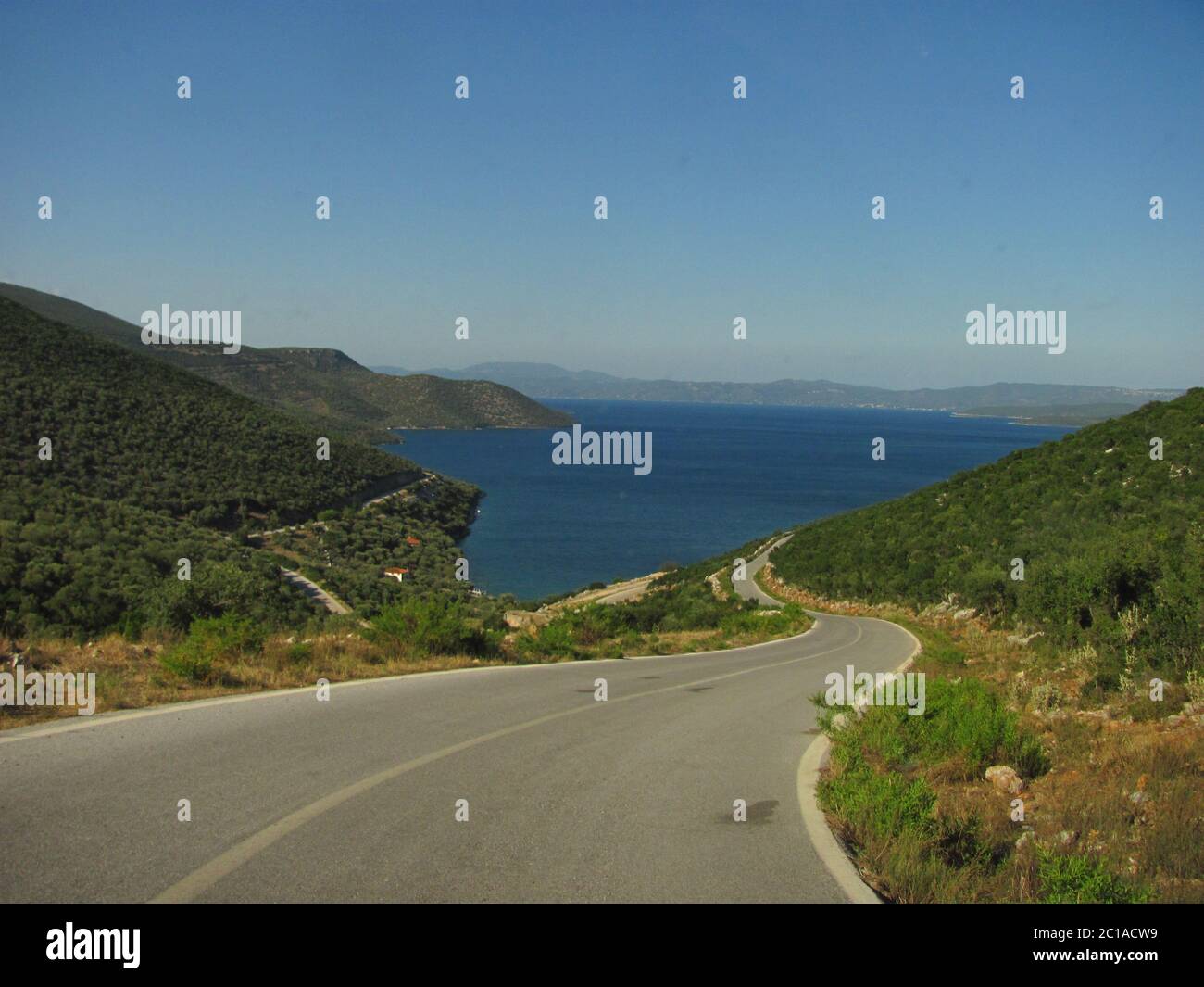 Driving view road seashore hi-res stock photography and images - Alamy