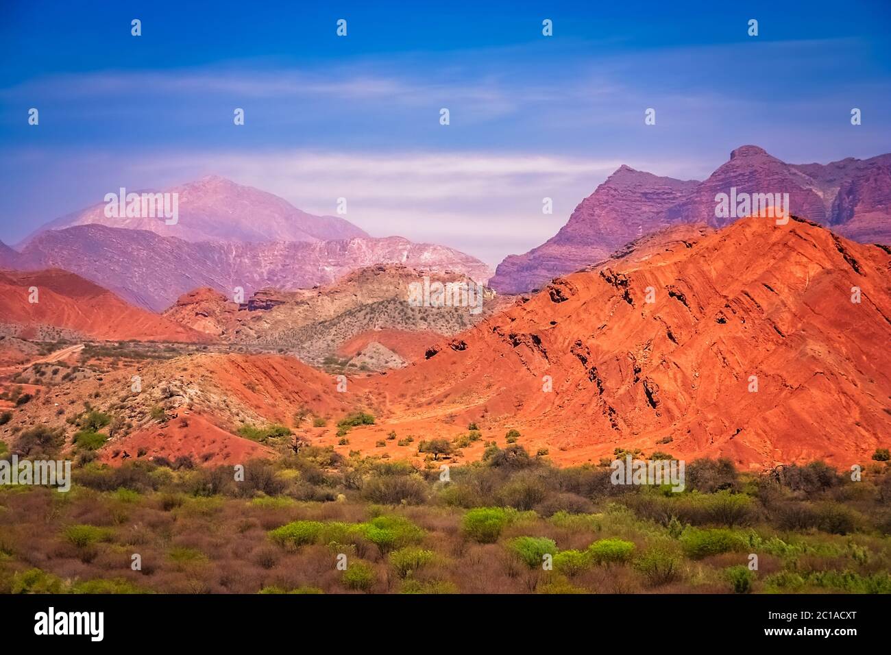 Colourful mountains of Quebrada de Humahuaca Stock Photo - Alamy