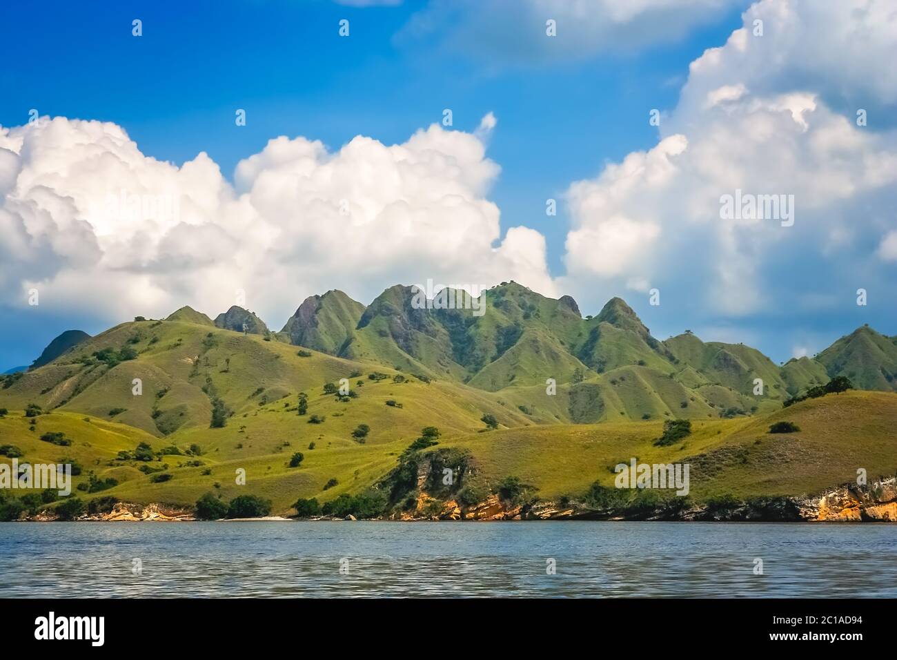 Stunning landscape of Komodo Island Stock Photo - Alamy