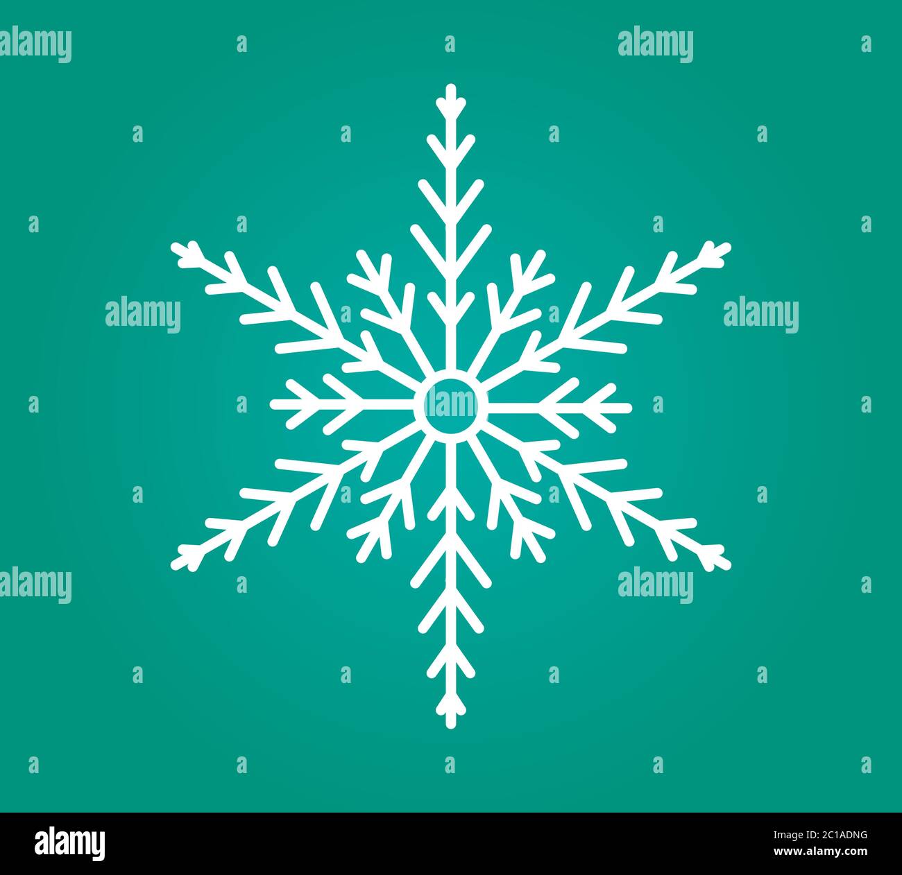 White snowflake icon. Vector illustration Stock Vector Image & Art - Alamy