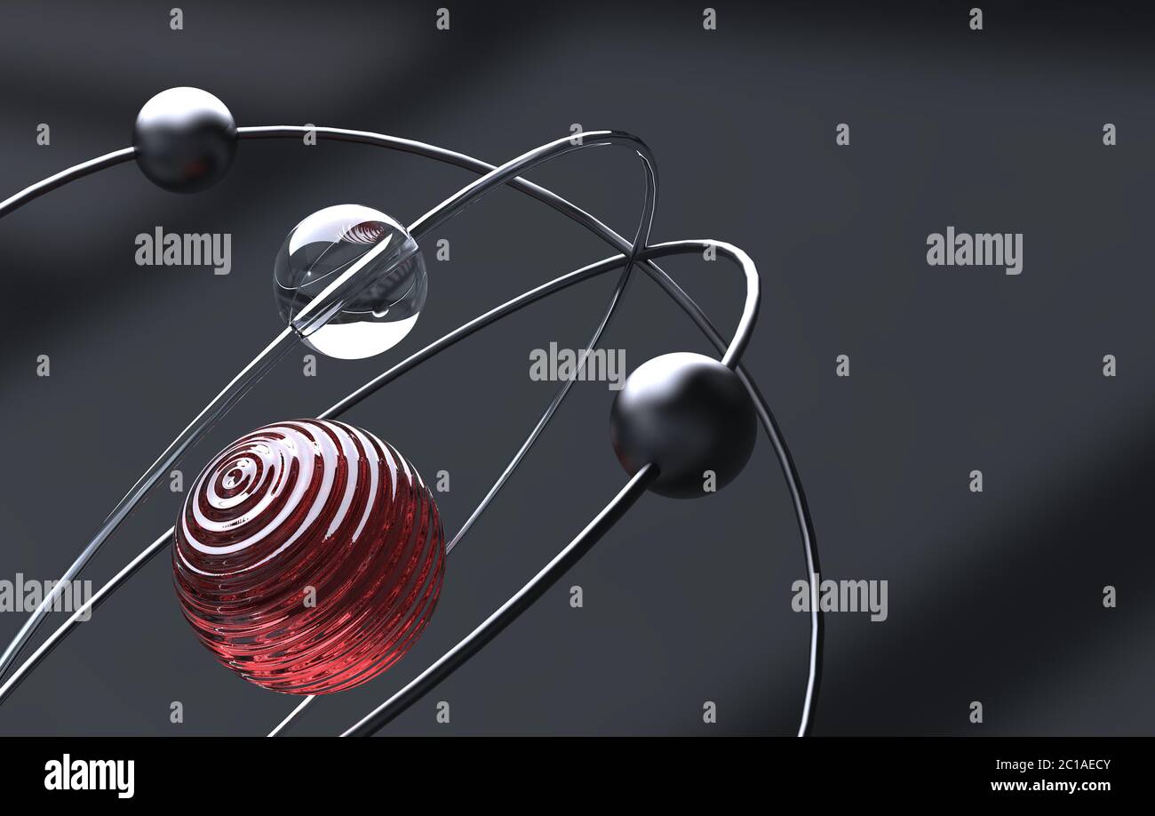 3d Atom Wallpaper