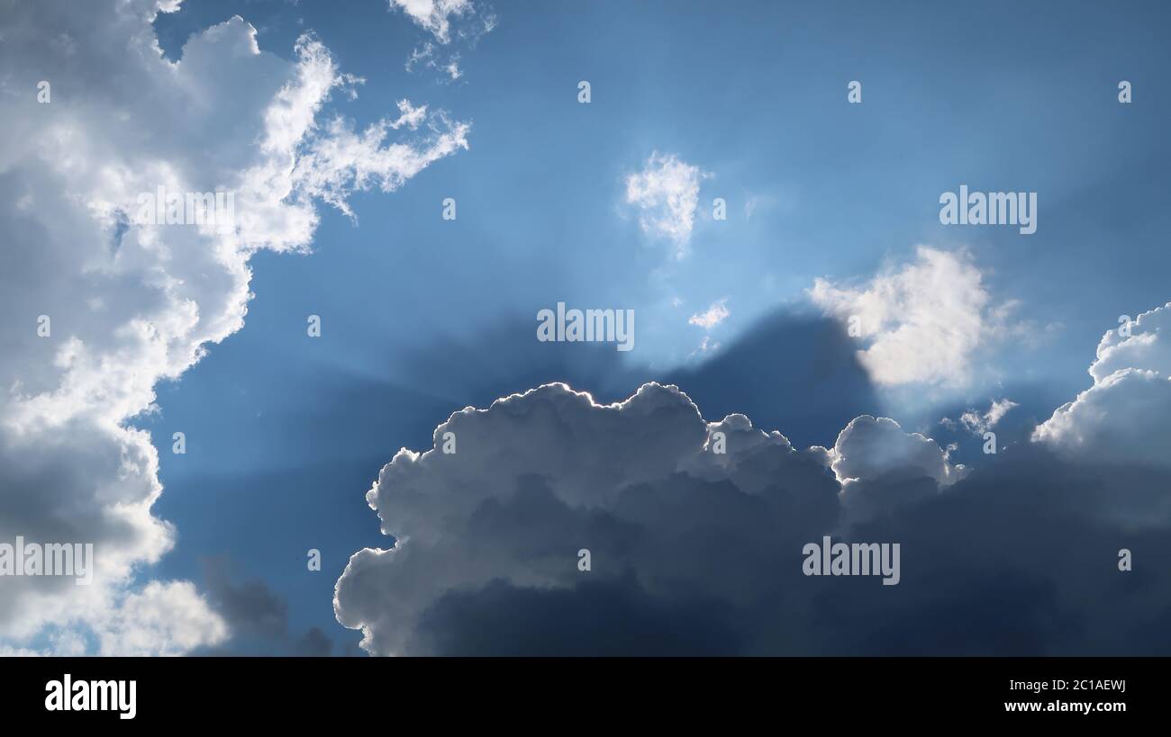 multiple layers of clouds bring up this dramatic scenery Stock Photo ...