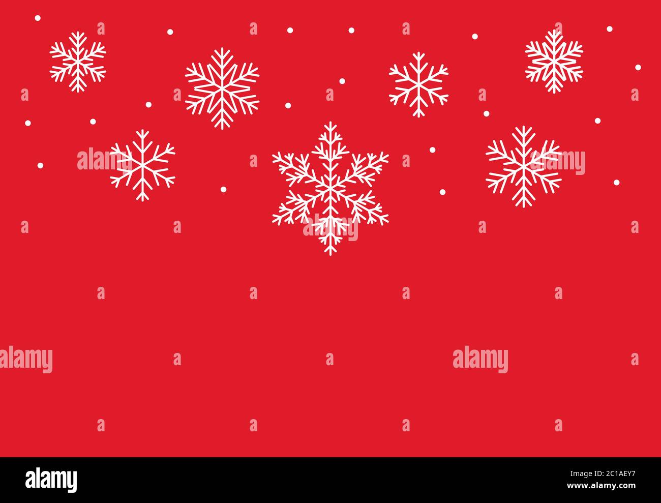 Snowflakes winter red background. Vector illustration Stock Vector ...