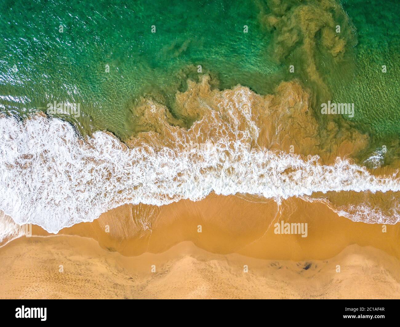 Tropical landscape of beach and sea Stock Photo - Alamy