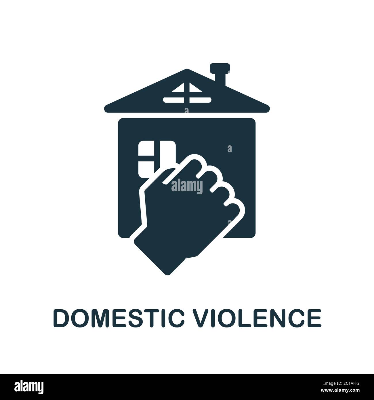 Domestic Violence icon. Simple element from psychology collection ...