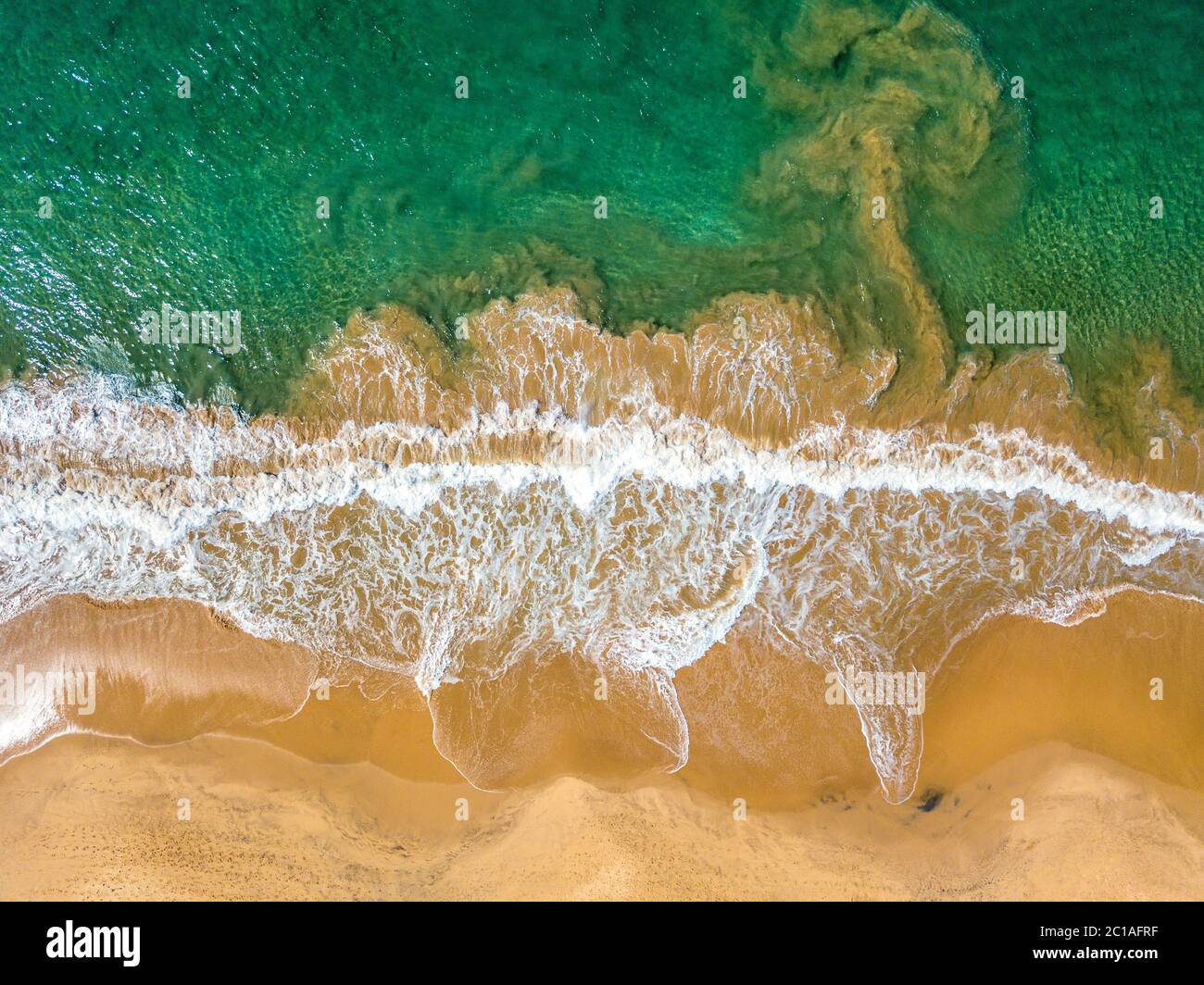 Tropical landscape of beach and sea Stock Photo - Alamy
