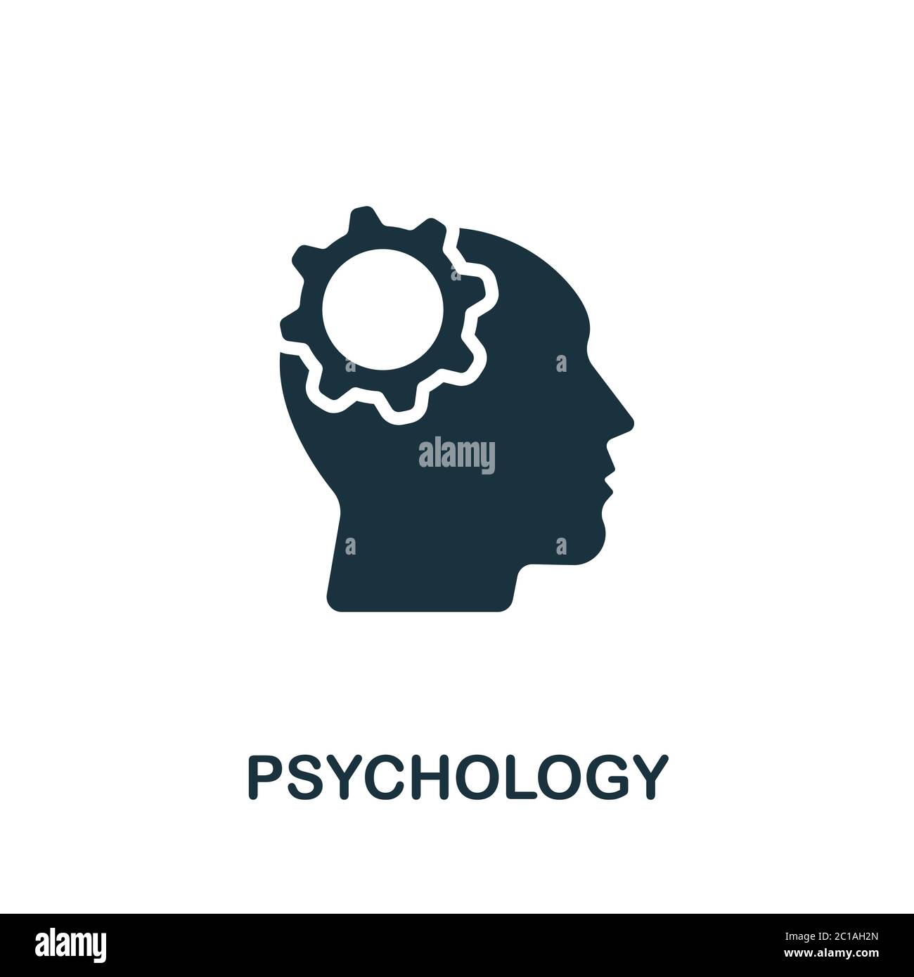 Psychology icon. Monochrome simple Psychology icon for templates, web ...