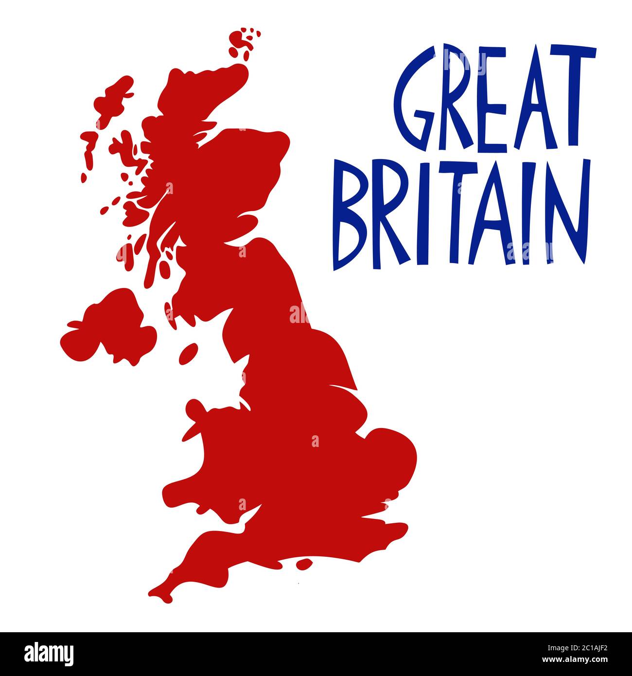 Shape It On A Map Of The United Kingdom