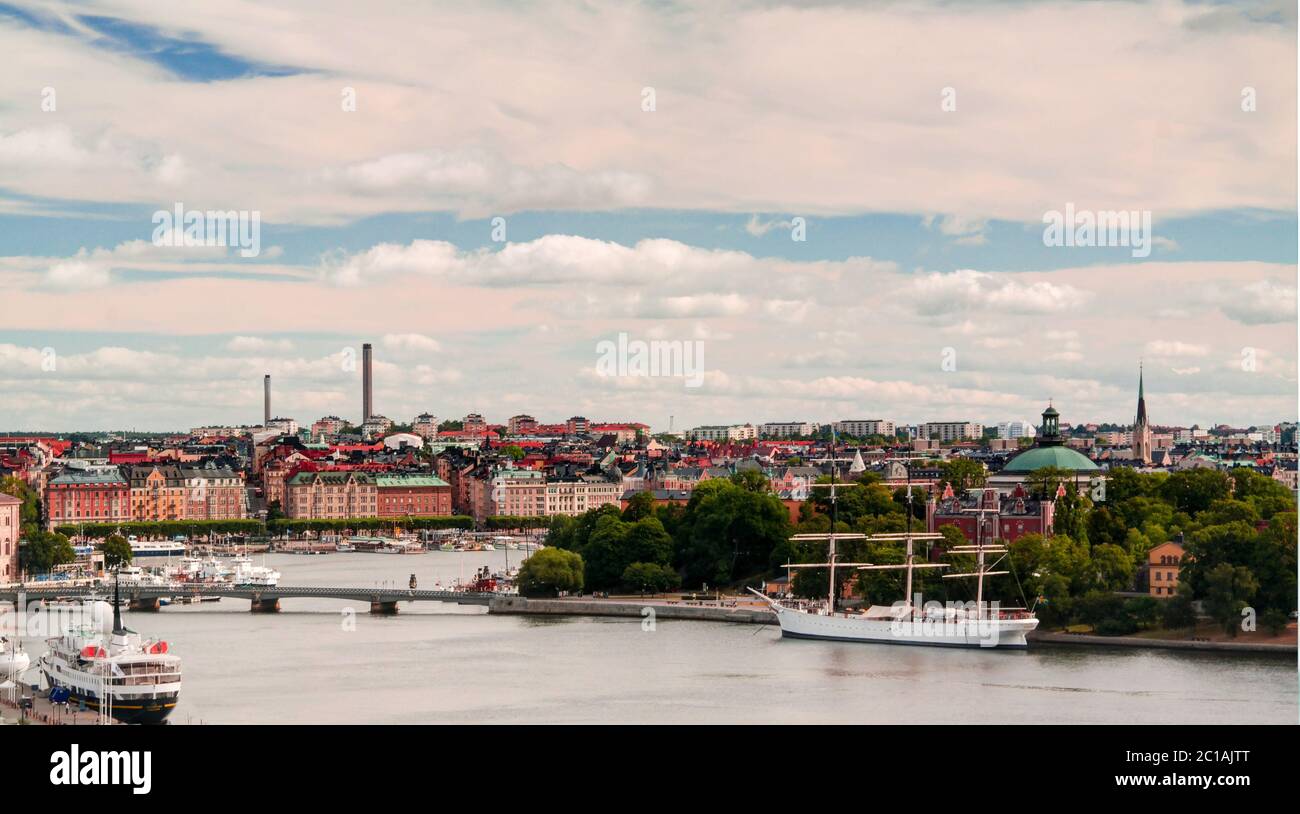 Stokholm panoramic hi-res stock photography and images - Alamy