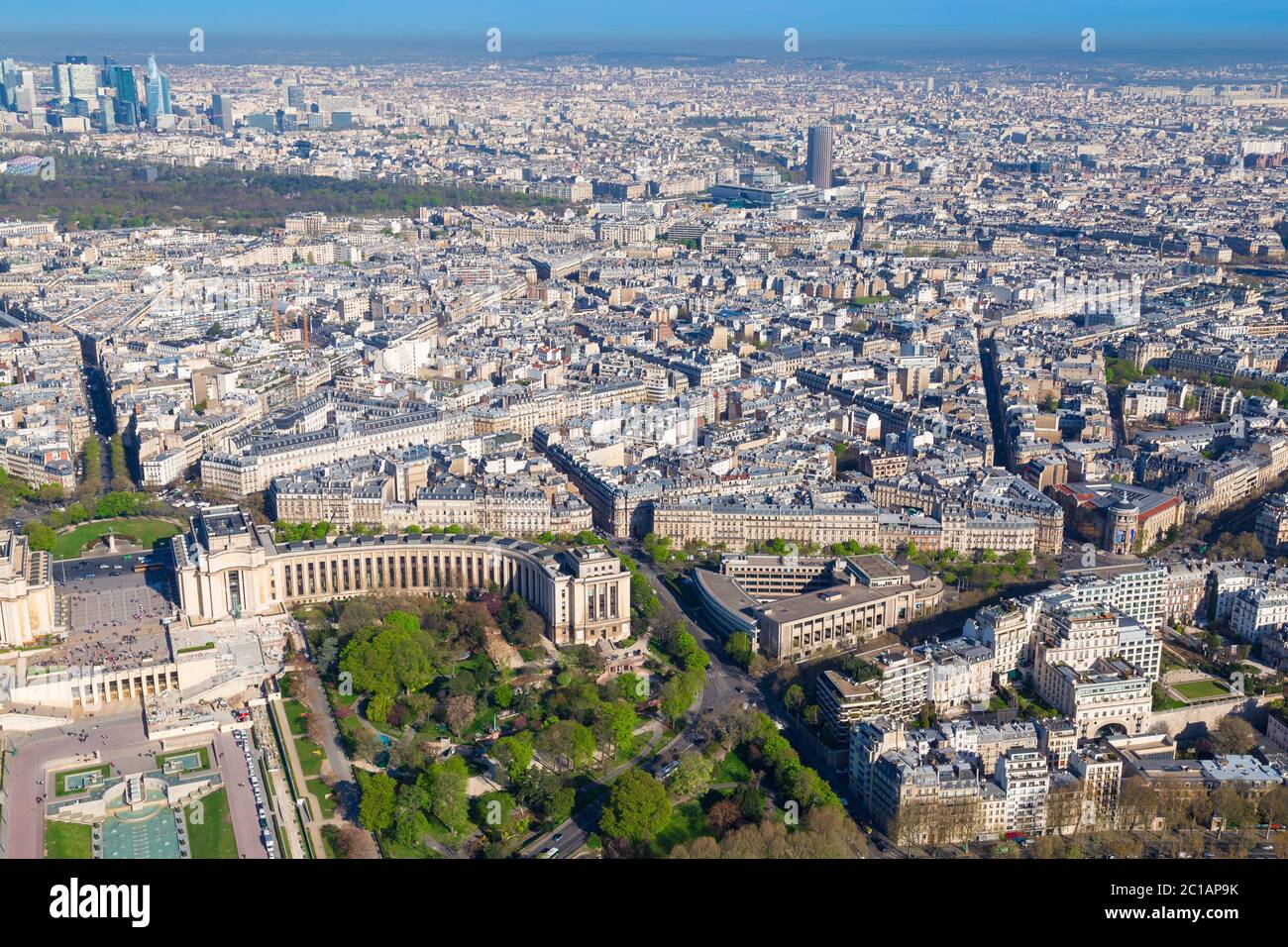 Overhead view paris from eiffel hi-res stock photography and images - Alamy