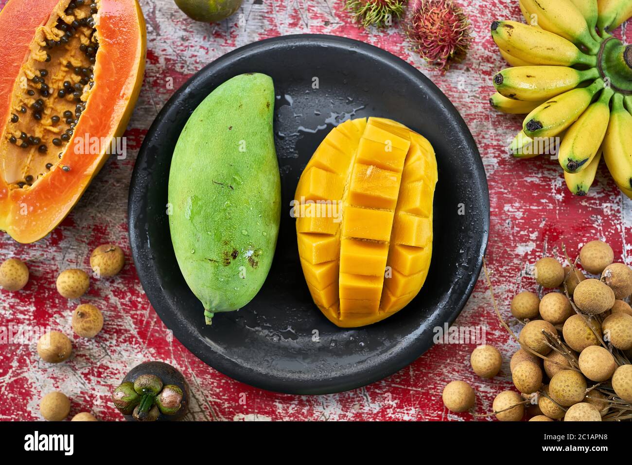 Colorful exotic fruit Stock Photo - Alamy