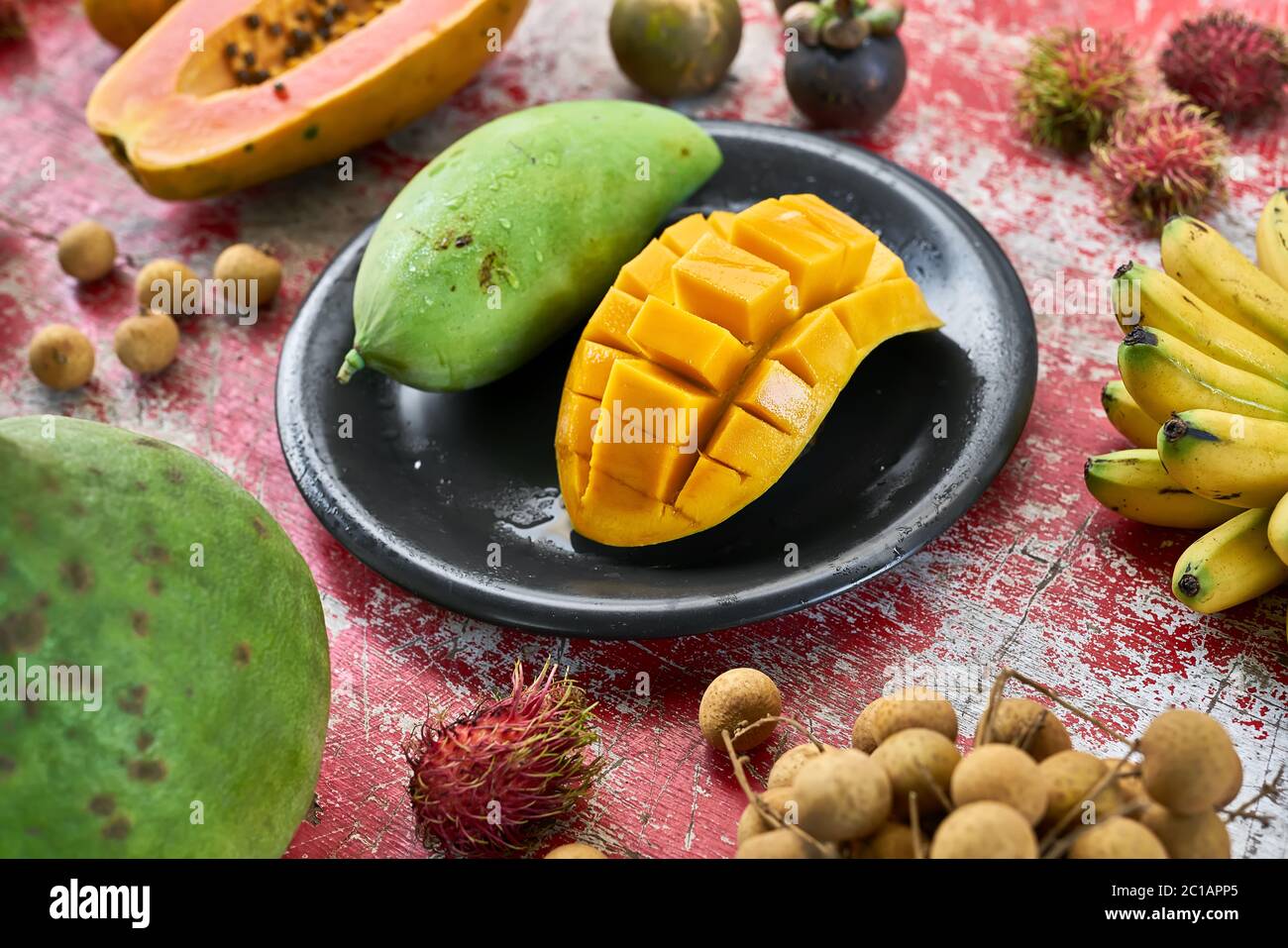 Colorful exotic fruit Stock Photo - Alamy