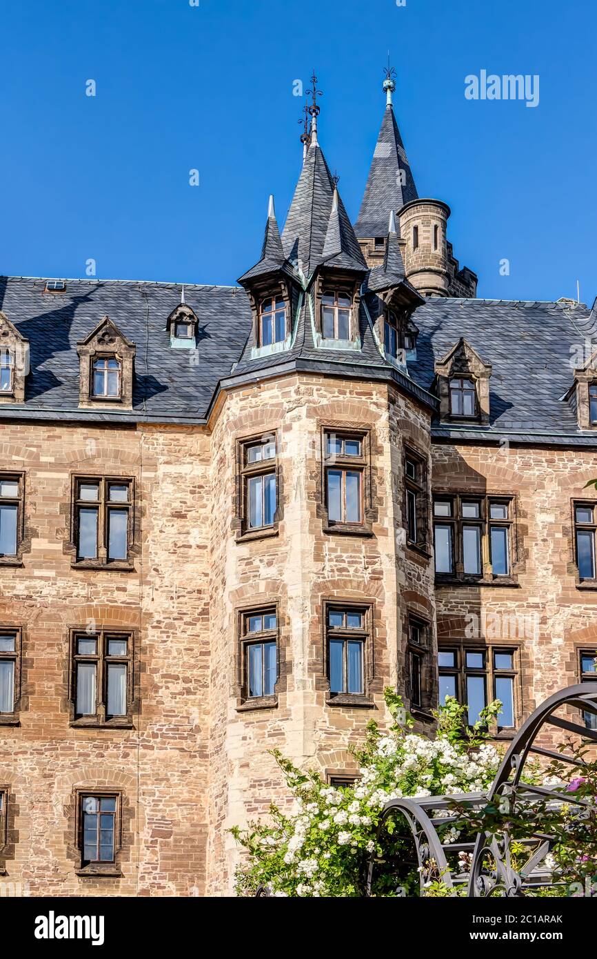 Castle in Wernigerode Stock Photo - Alamy