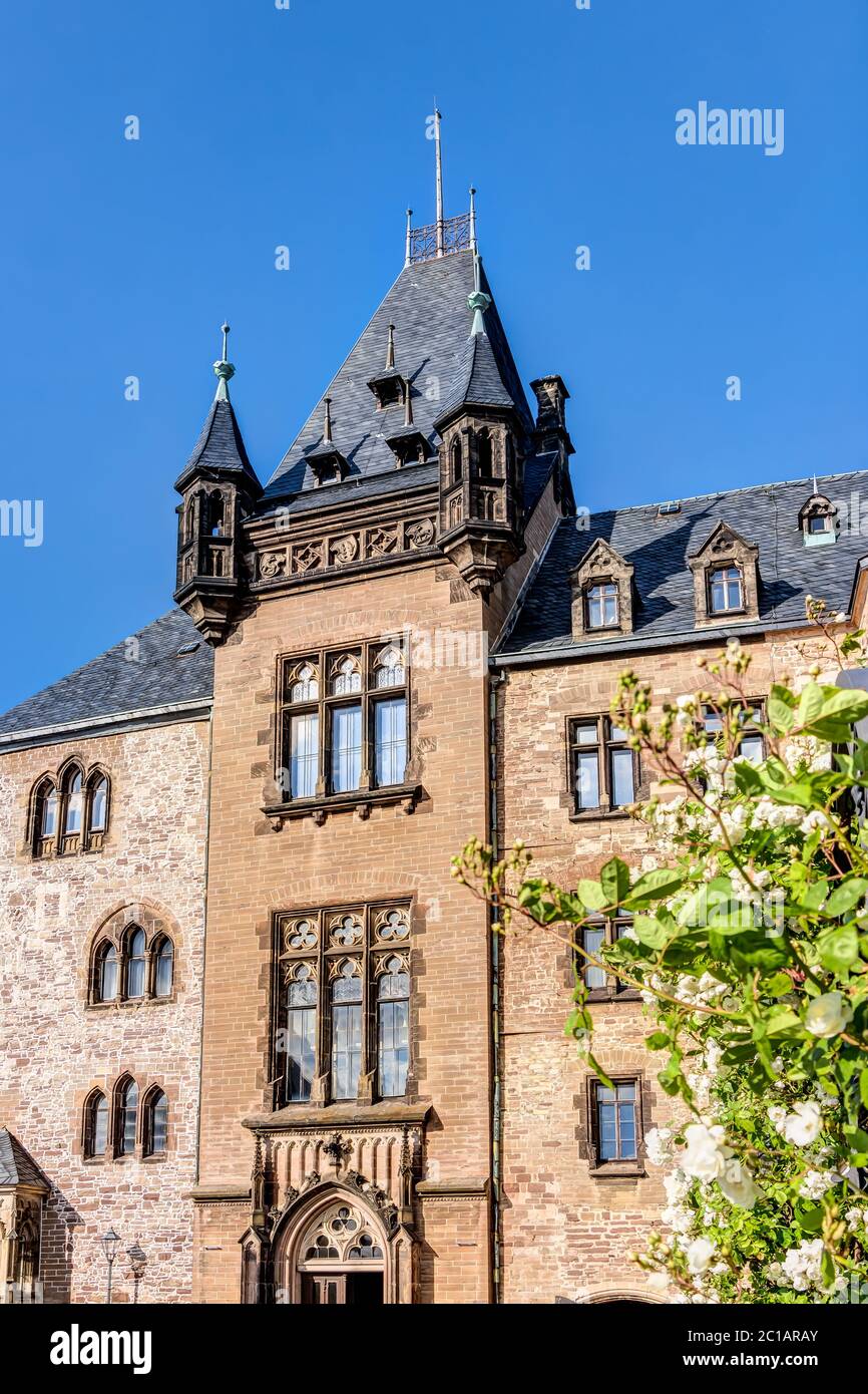 Castle in Wernigerode Stock Photo - Alamy