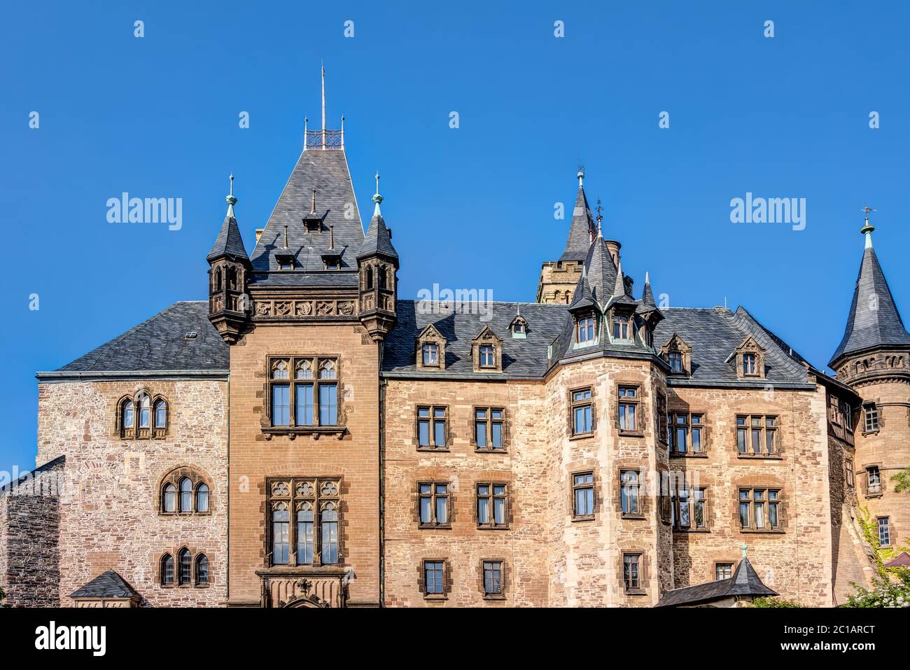 Castle in Wernigerode Stock Photo - Alamy