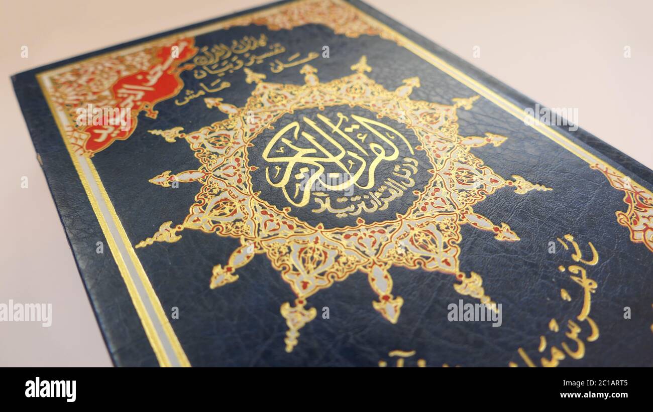 Quran isolated on the white background Stock Photo - Alamy