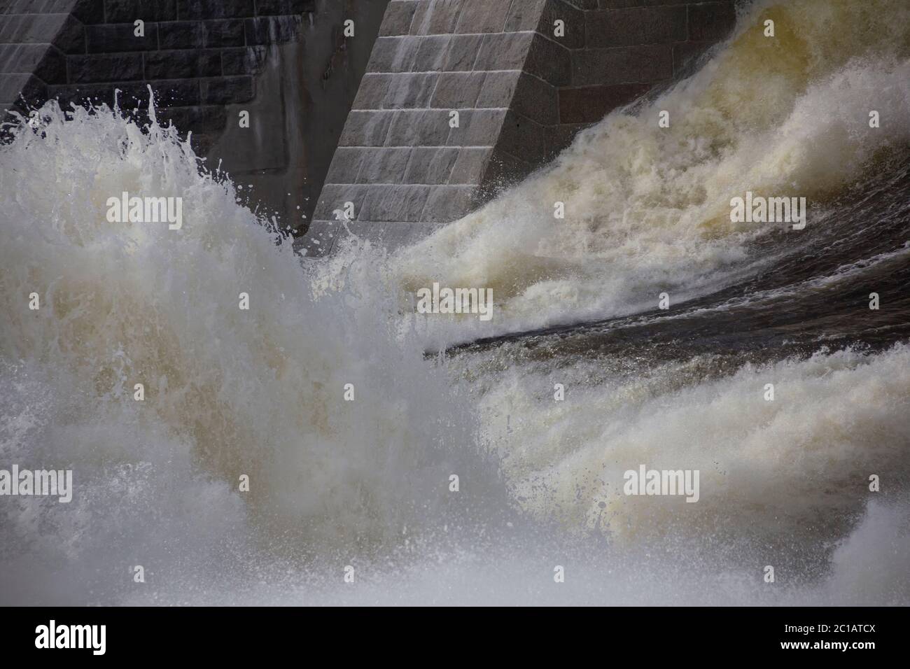 The Imatra Rapids (Imatrankoski) on the Vuoksa River in Imatra ...