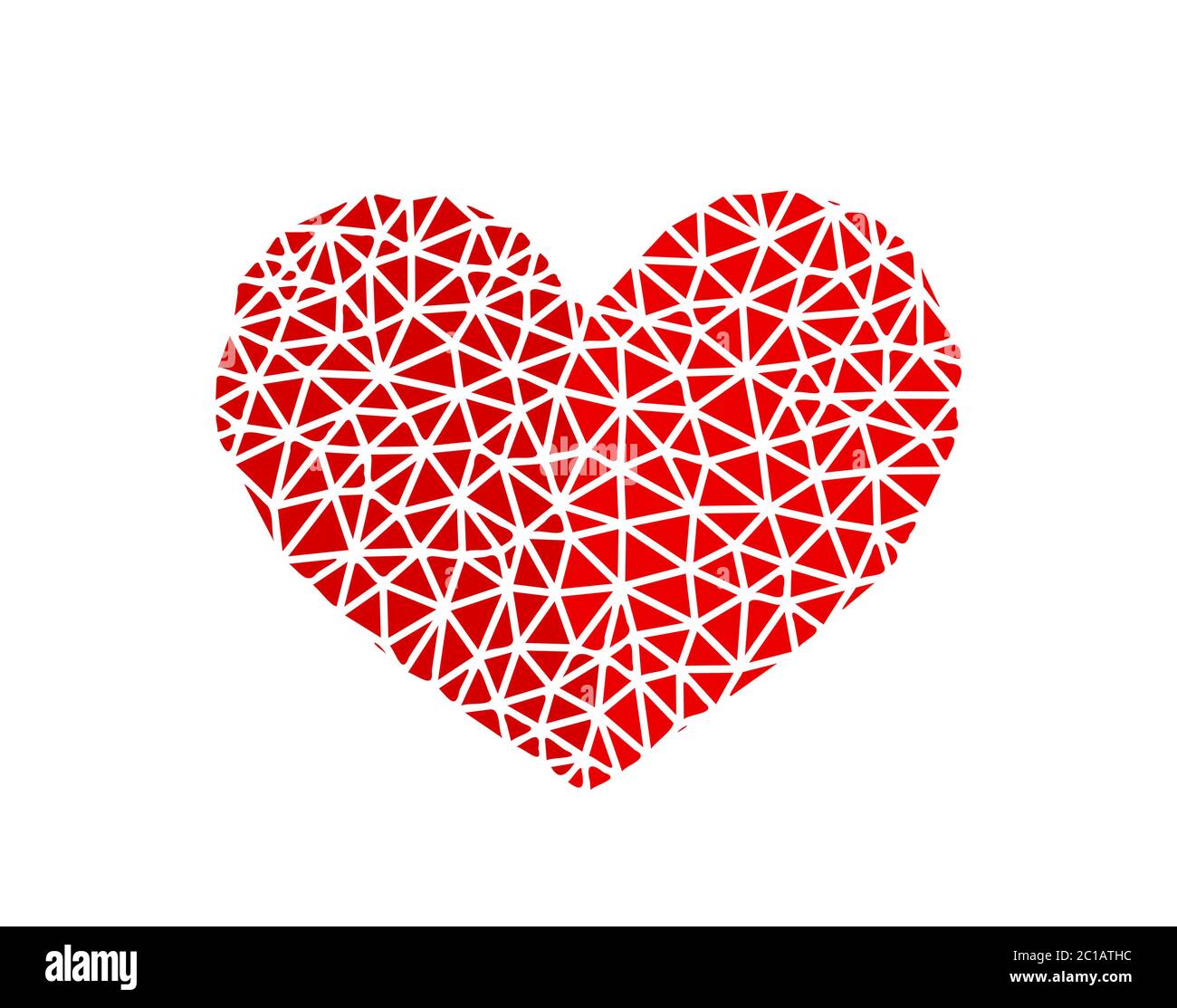 Symbol made low poly Cut Out Stock Images & Pictures - Alamy