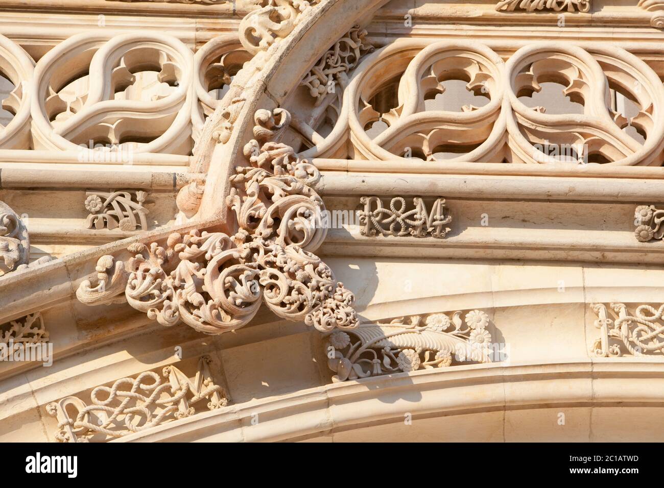 France, Ain, Bourg en Bresse, Royal Monastery of Brou restored in 2018 ...