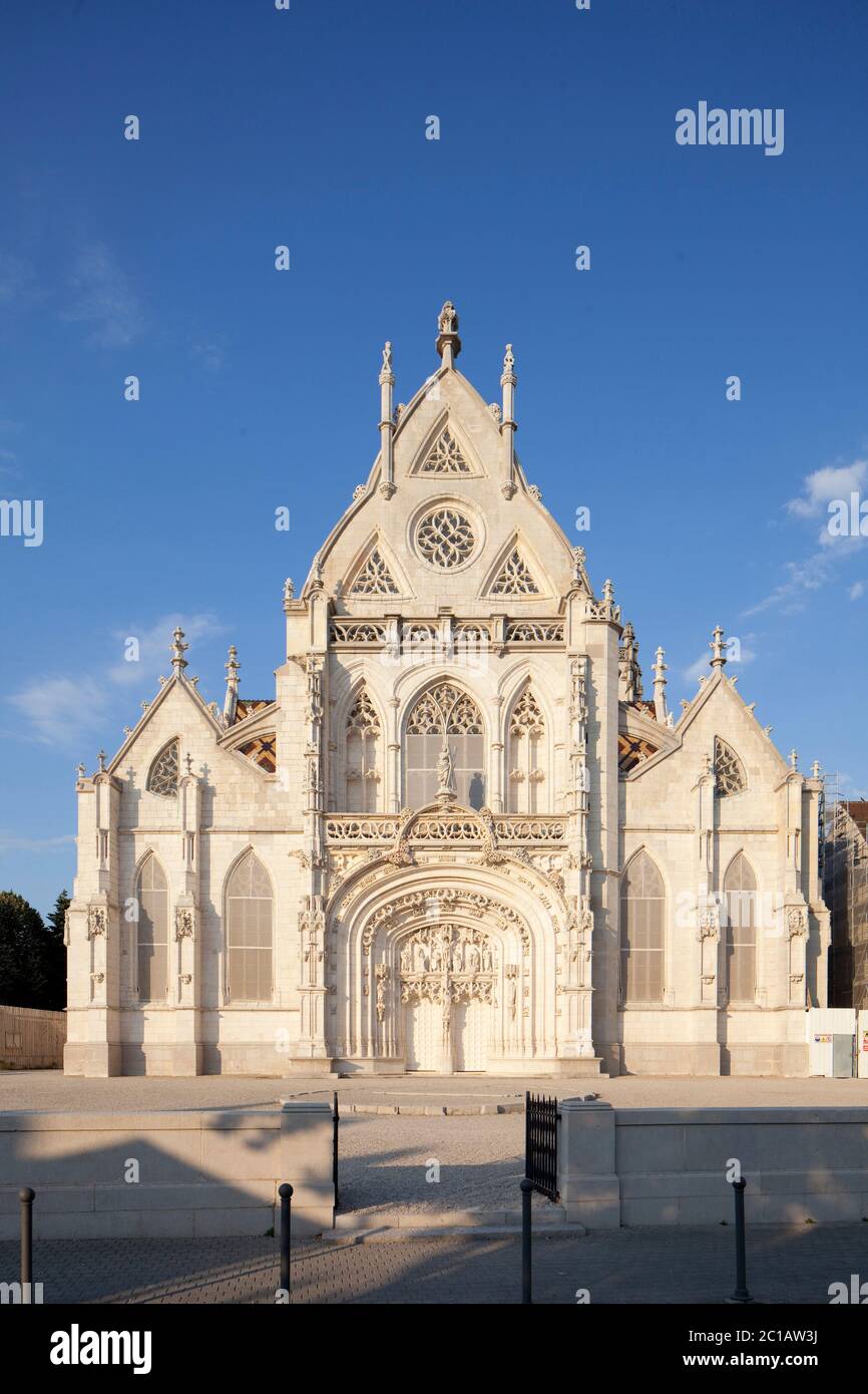 France, Ain, Bourg en Bresse, Royal Monastery of Brou restored in 2018 ...