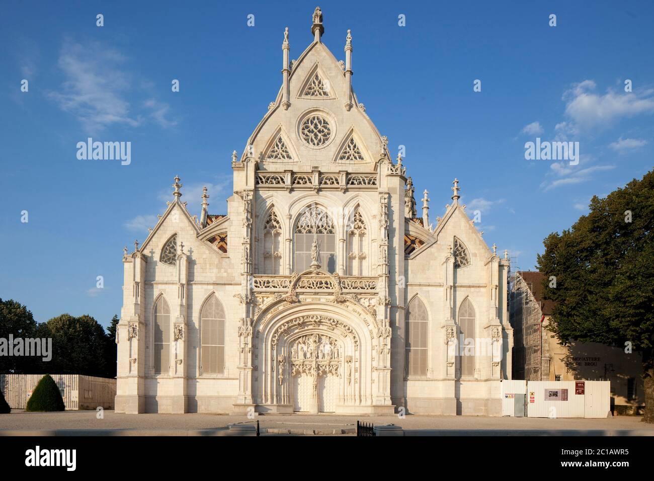 France, Ain, Bourg en Bresse, Royal Monastery of Brou restored in 2018 ...