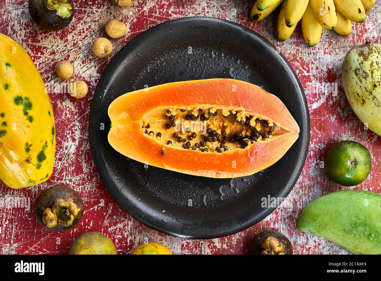Colorful exotic fruit Stock Photo - Alamy