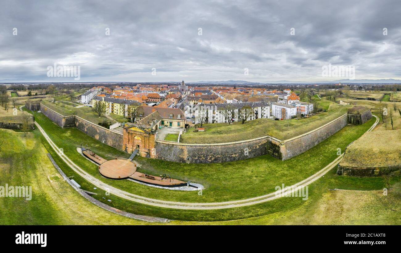 Neuf Brisach Alsace France Stock Photo - Alamy