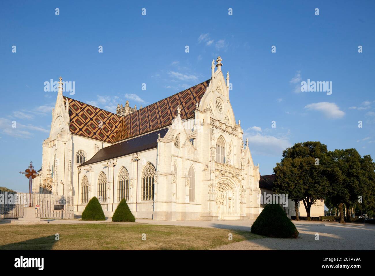 France, Ain, Bourg en Bresse, Royal Monastery of Brou restored in 2018 ...