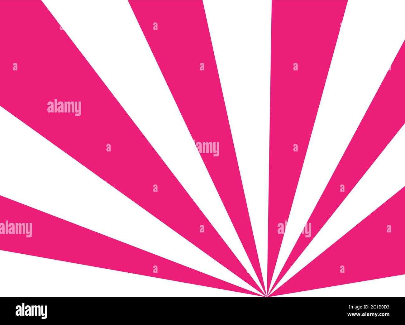 Sunlight rays background. Pink and white color burst background. Vector ...