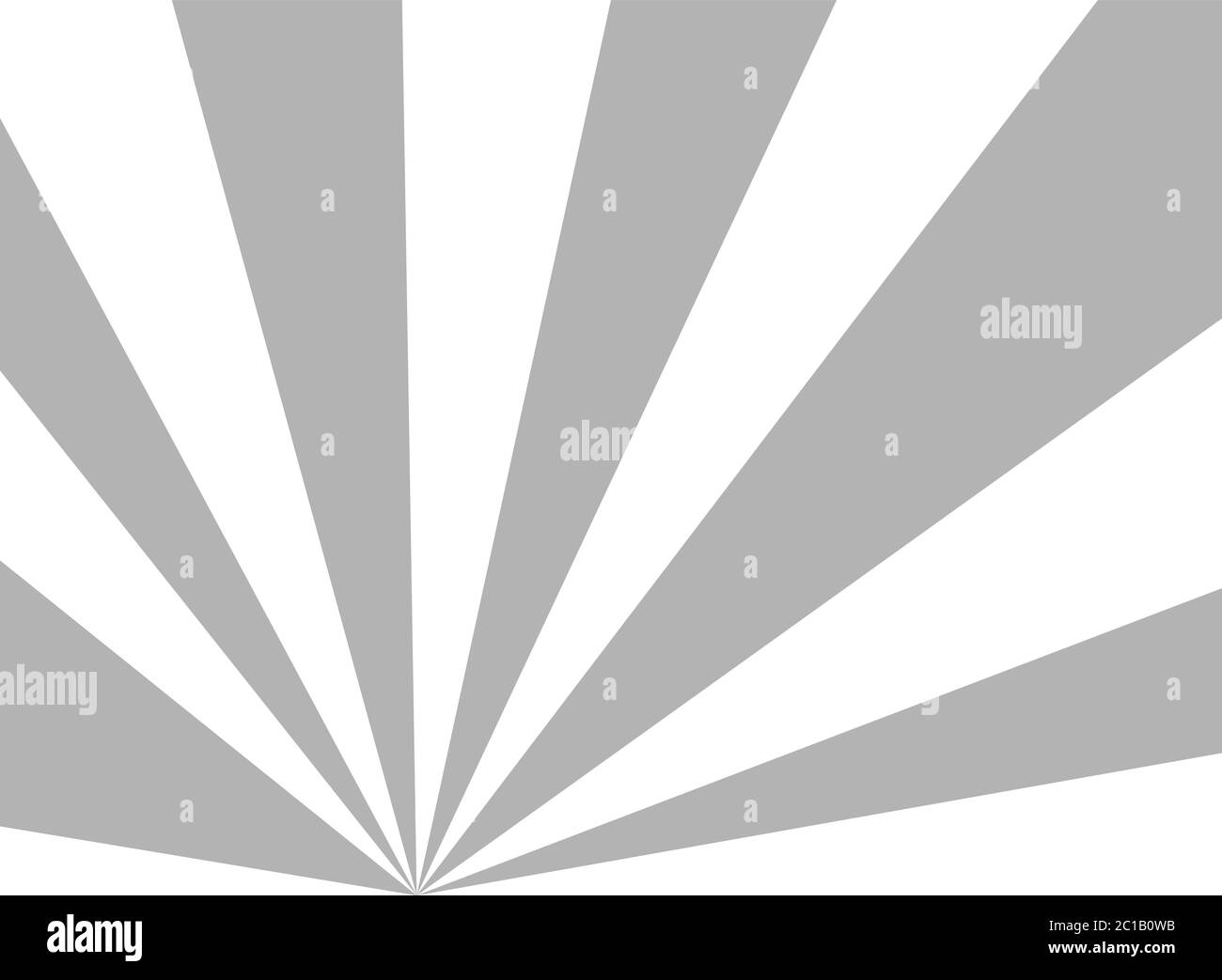 Sunlight rays horizontal background. White and grey color burst ...