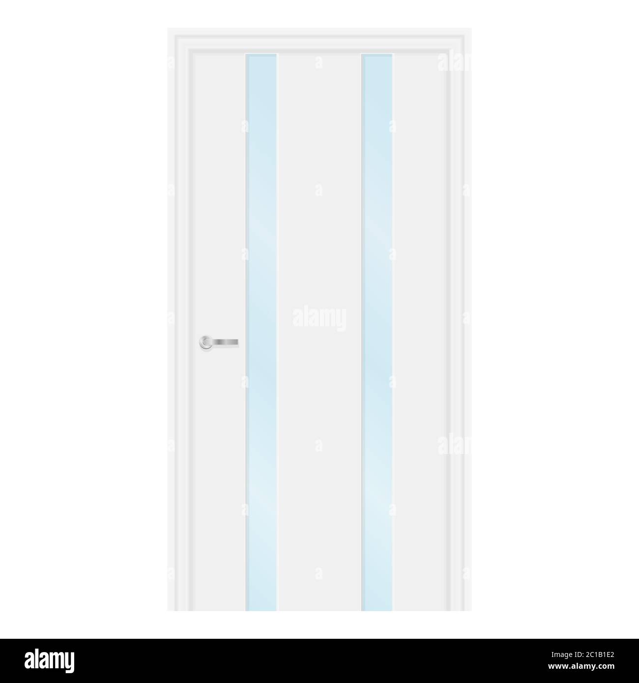 Portal white design door Stock Vector Images - Alamy