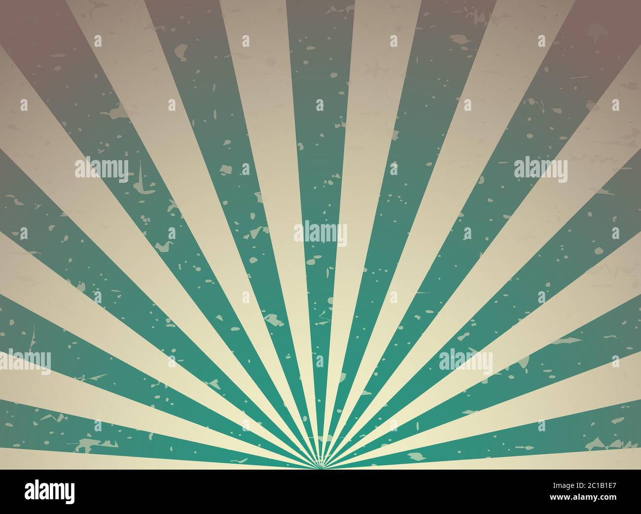 Sunlight retro faded grunge background. Scratched green and beige color ...