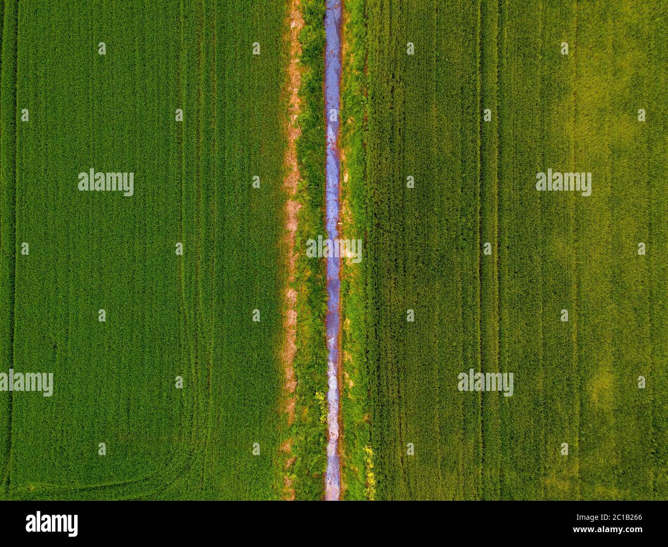 Aerial view of farmland Stock Photo - Alamy