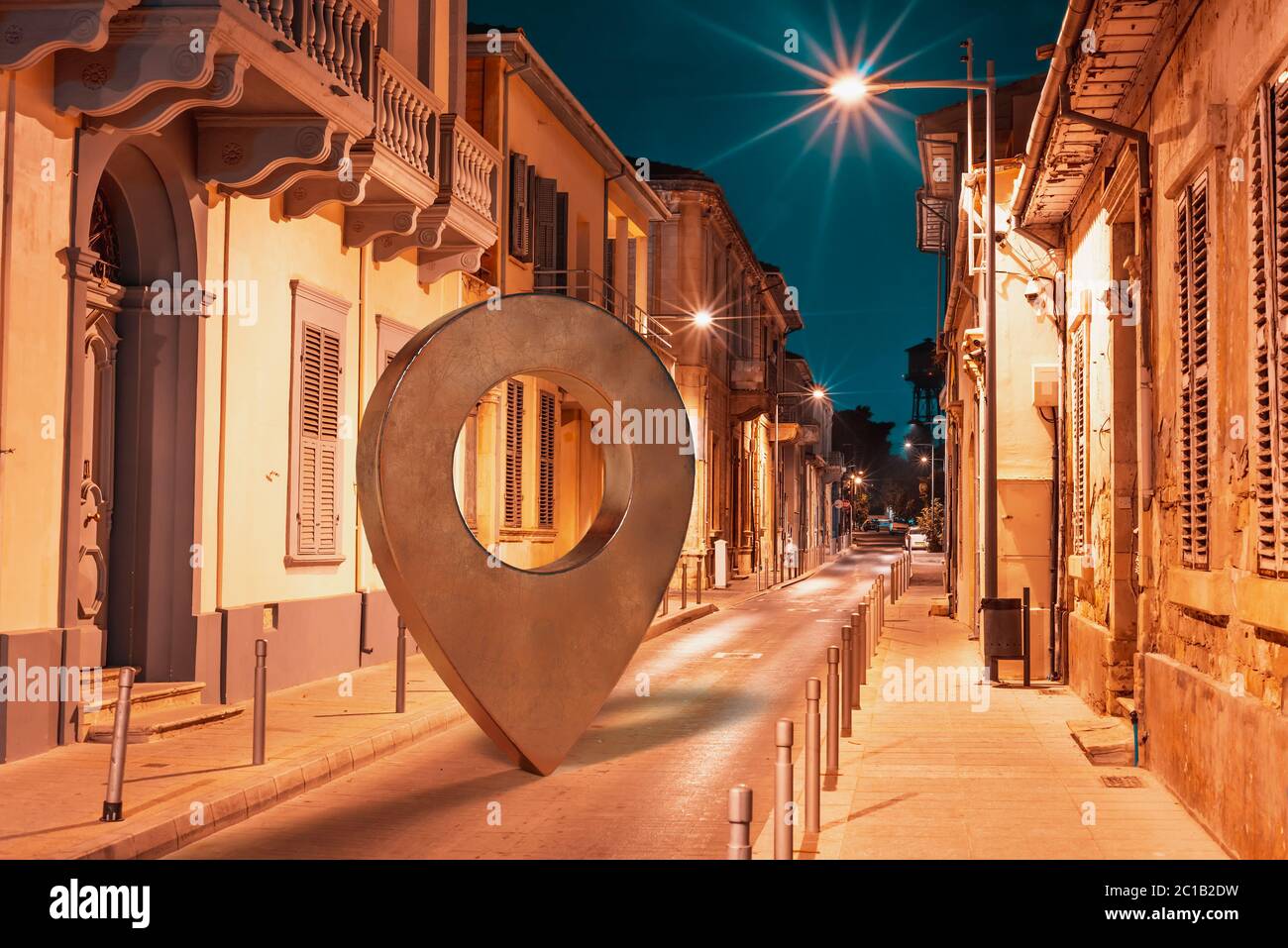 Map of limassol hi-res stock photography and images - Alamy