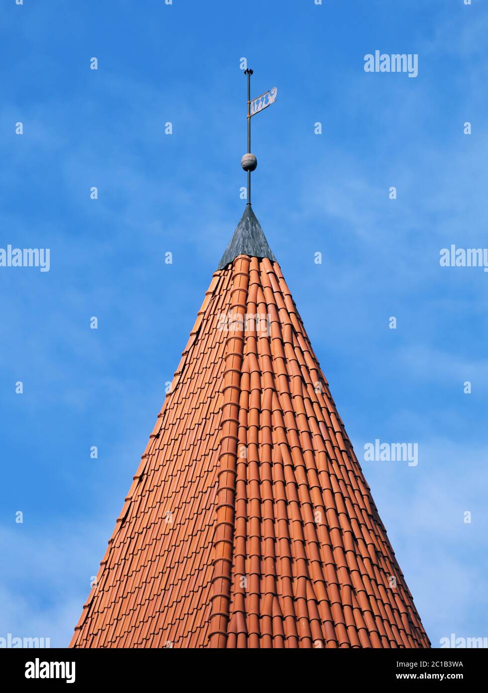 Conical tile roof hi-res stock photography and images - Alamy