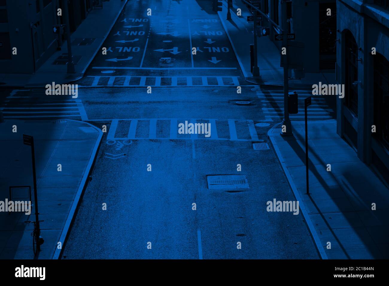 Empty City Intersection