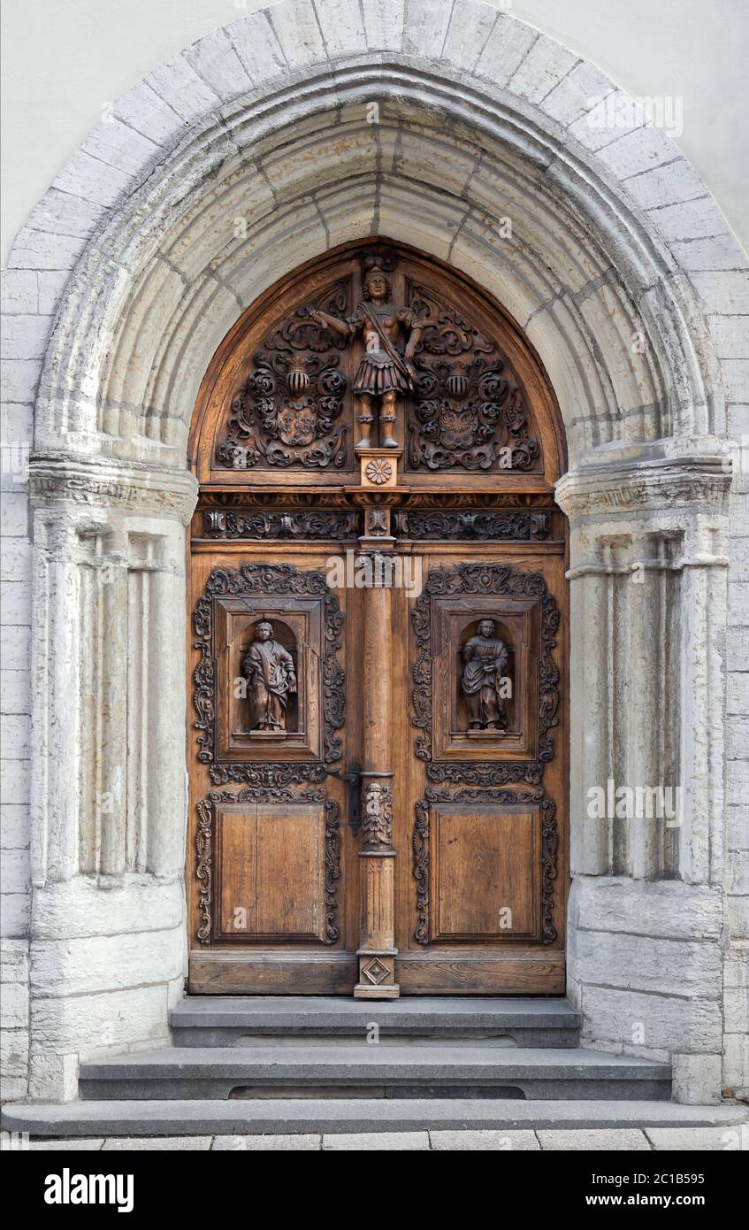 Old medieval gate Stock Photo - Alamy